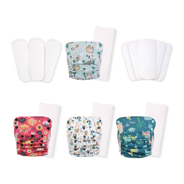 Just Bumm Aurora Max Cloth Diapers Combo Pack 2