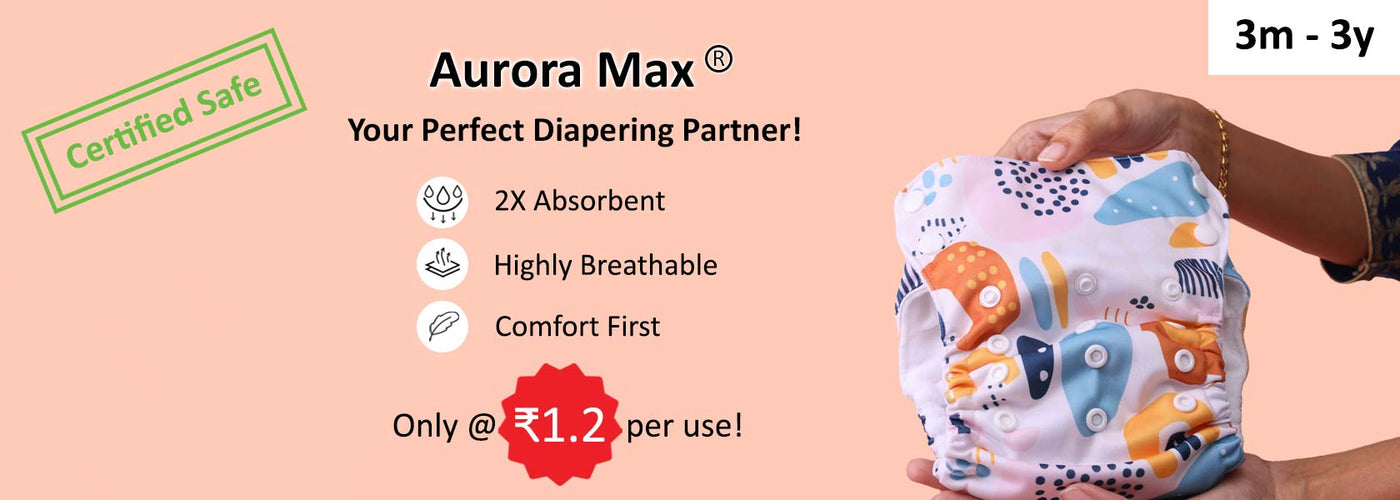 Aurora Max Cloth Diapers For Babies - Just Bumm
