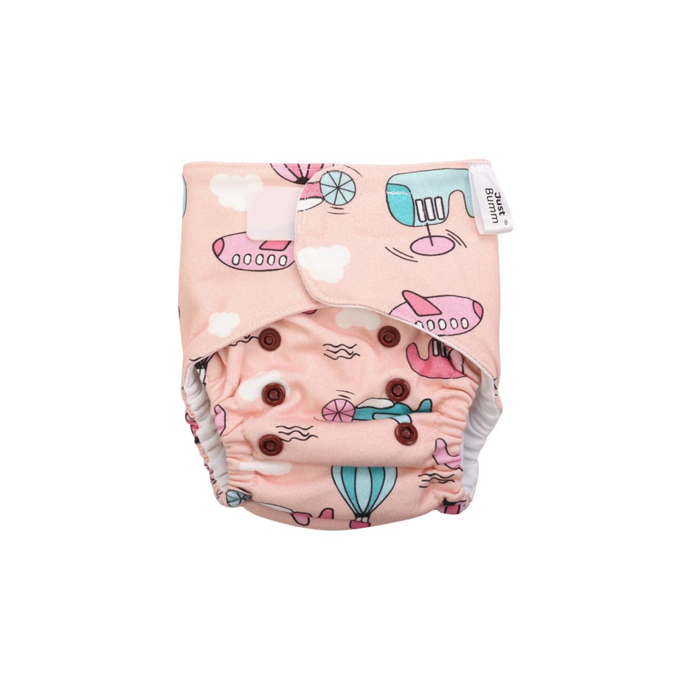 Just Bumm Fluffie Fly High Organic Cotton Nappy for Babies