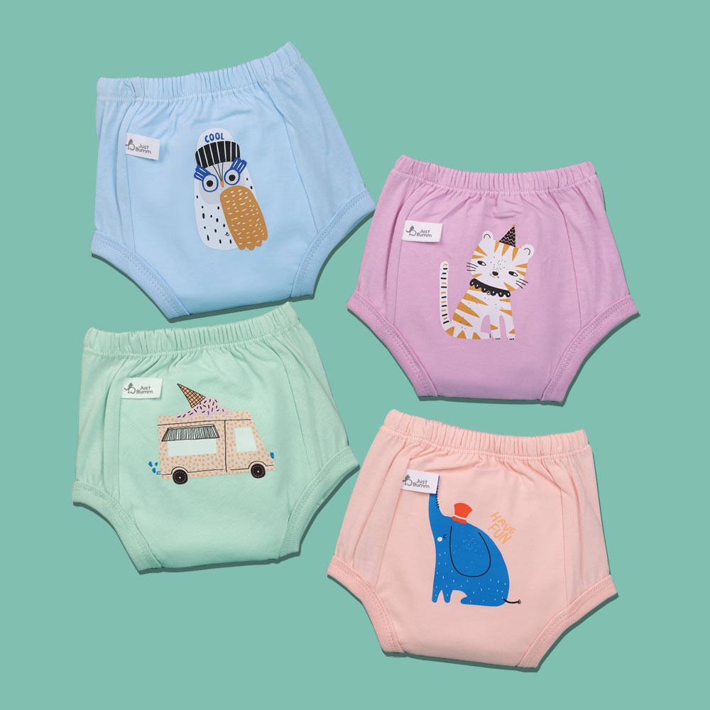 Just Bumm Potty Pants - Unlikely Pals Potty Training Padded Underwear