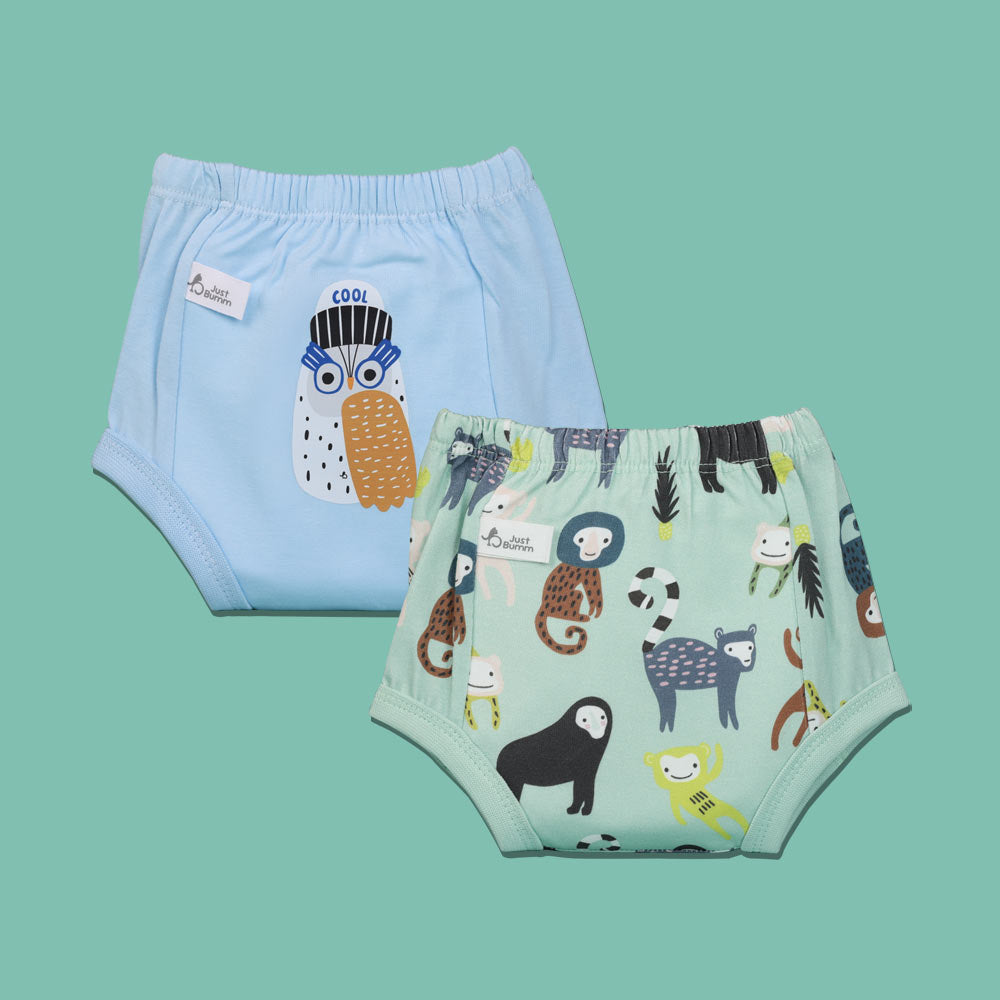 Just Bumm Potty Pants - Wise & Wild Padded Underwear for Potty Training